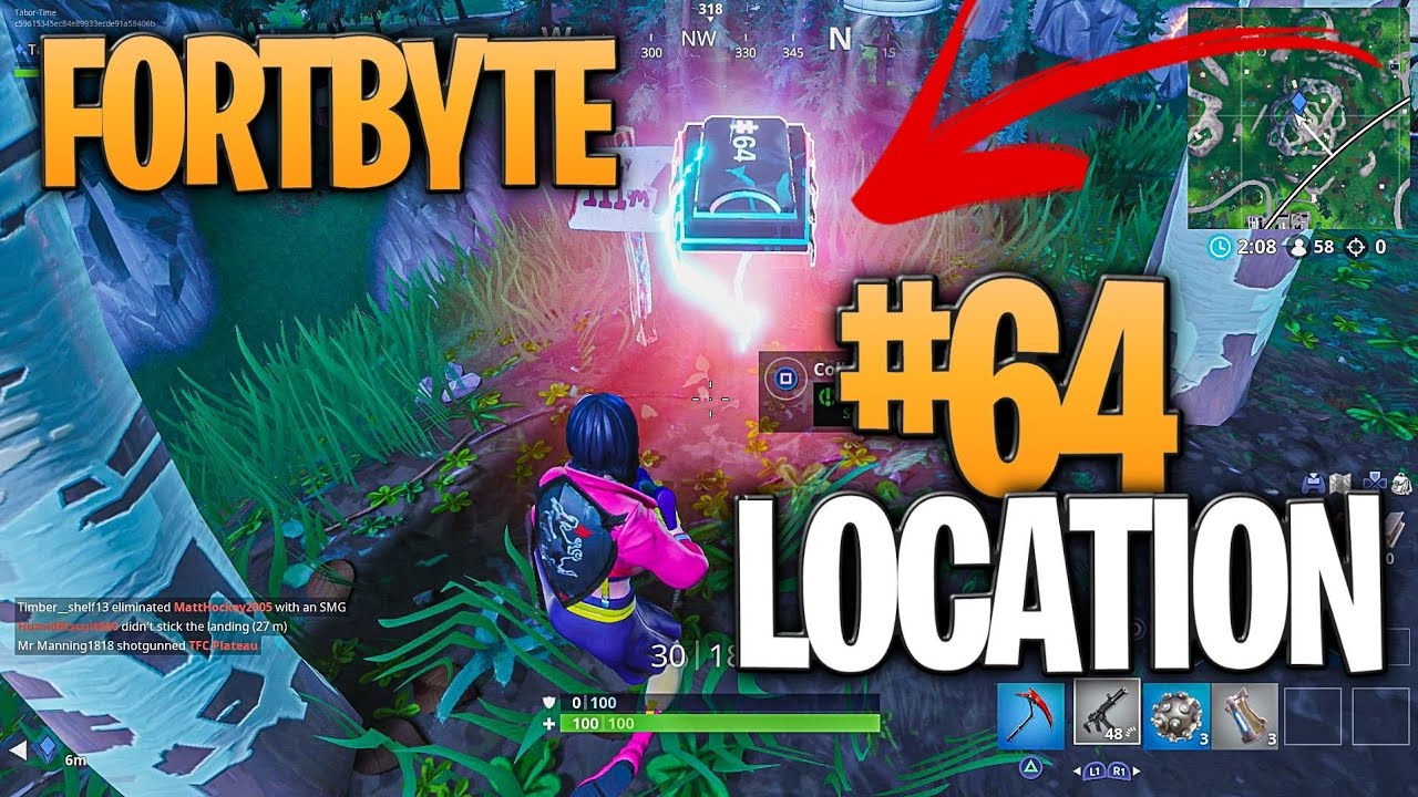 FORTBYTE #64 LOCATION - Accessible by Rox on top of Stunt Mountain ...