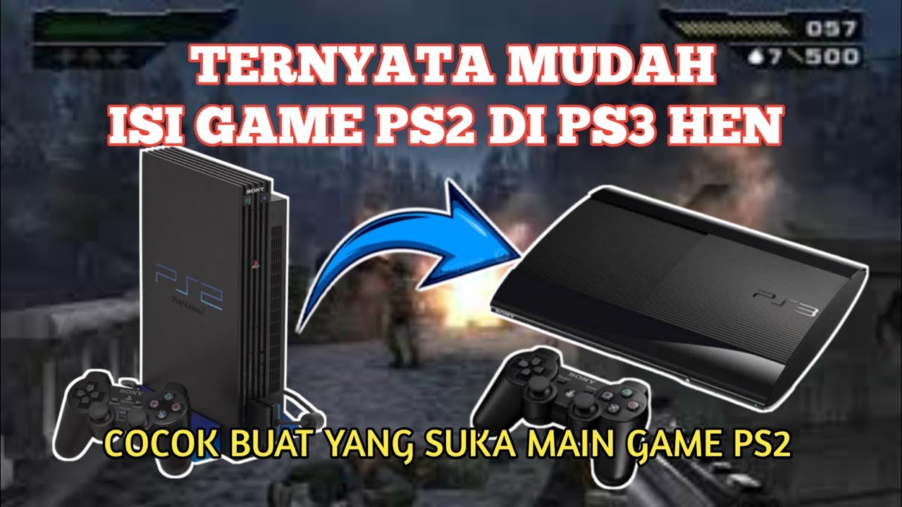 CARA ISI GAME PS2 DI PS3 HEN 4.90 - YouTube