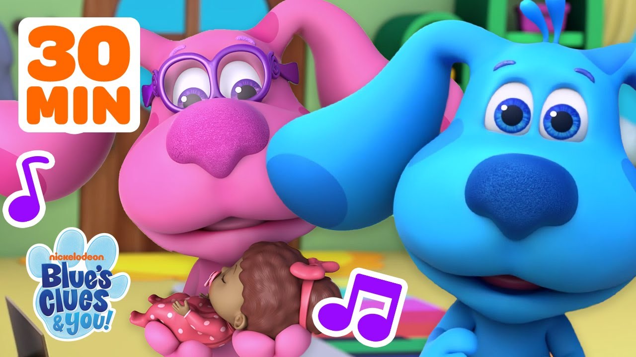 Rock A Bye Baby! w/ Blue & Magenta + More Nursery Rhymes & Kids Songs ...