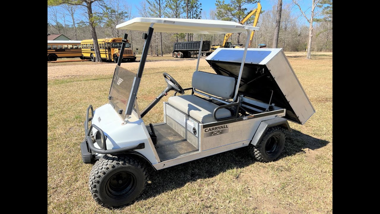 2012 Club Car Carryall 252 Gasoline Powered 2 Passenger Utility Golf ...