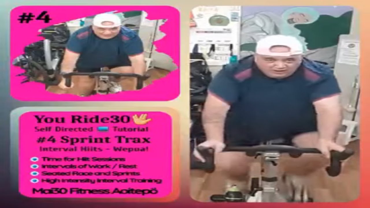 #4 Sprint Trax Interval Hiits YouRide30 Min Spin Track ℹEnsure bike is ...