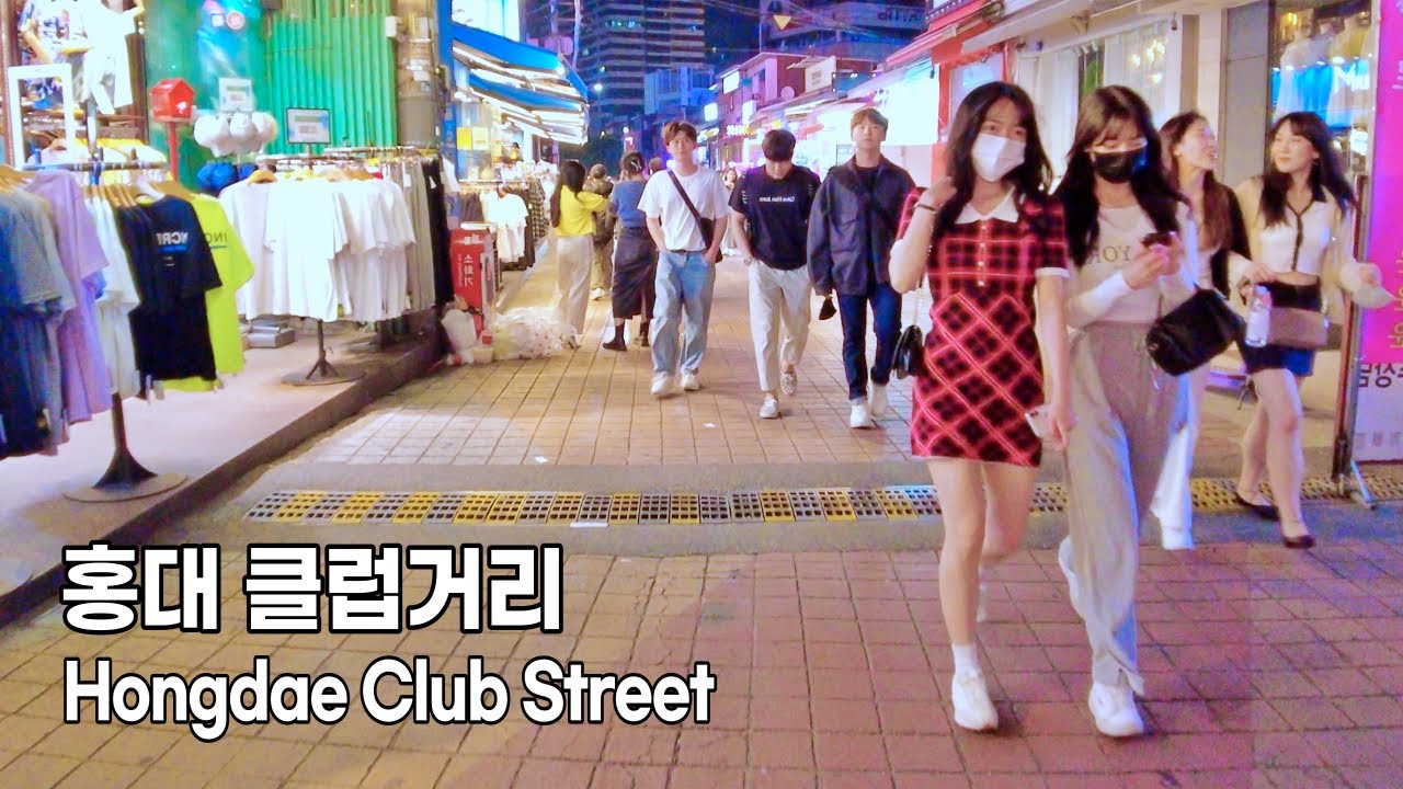 [4K] 언제나 젊은 에너지가 넘치는 홍대 클럽거리 함께 걸어요 /🔥 Hongdae Club Street 🔥 - YouTube