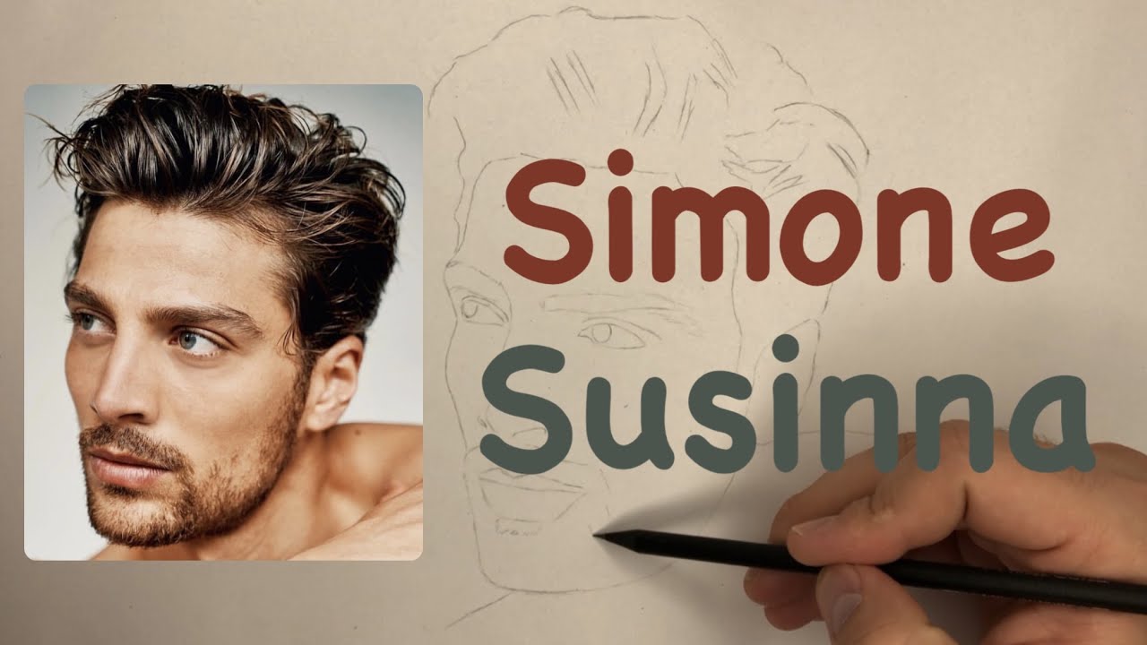 How To Draw Simone Susinna | Character Of 365 Days | Nacho - YouTube