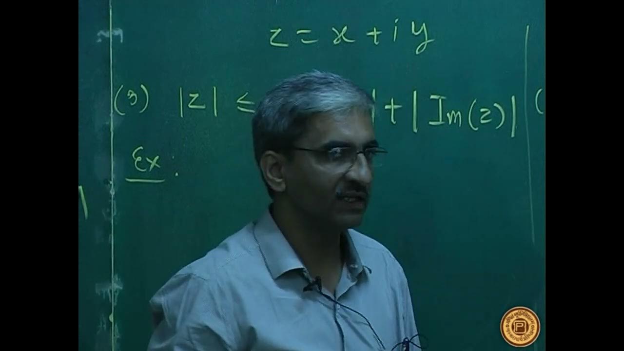 Complex Analysis Lecture 05 by Prof. V. M. Sholapurkar : Limits Part 2 - YouTube