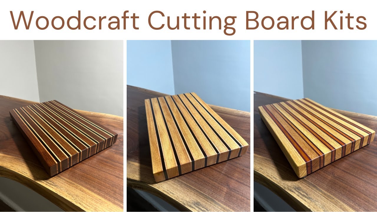 Woodcraft Cutting Board Kits | DIY | Starter Builds - YouTube