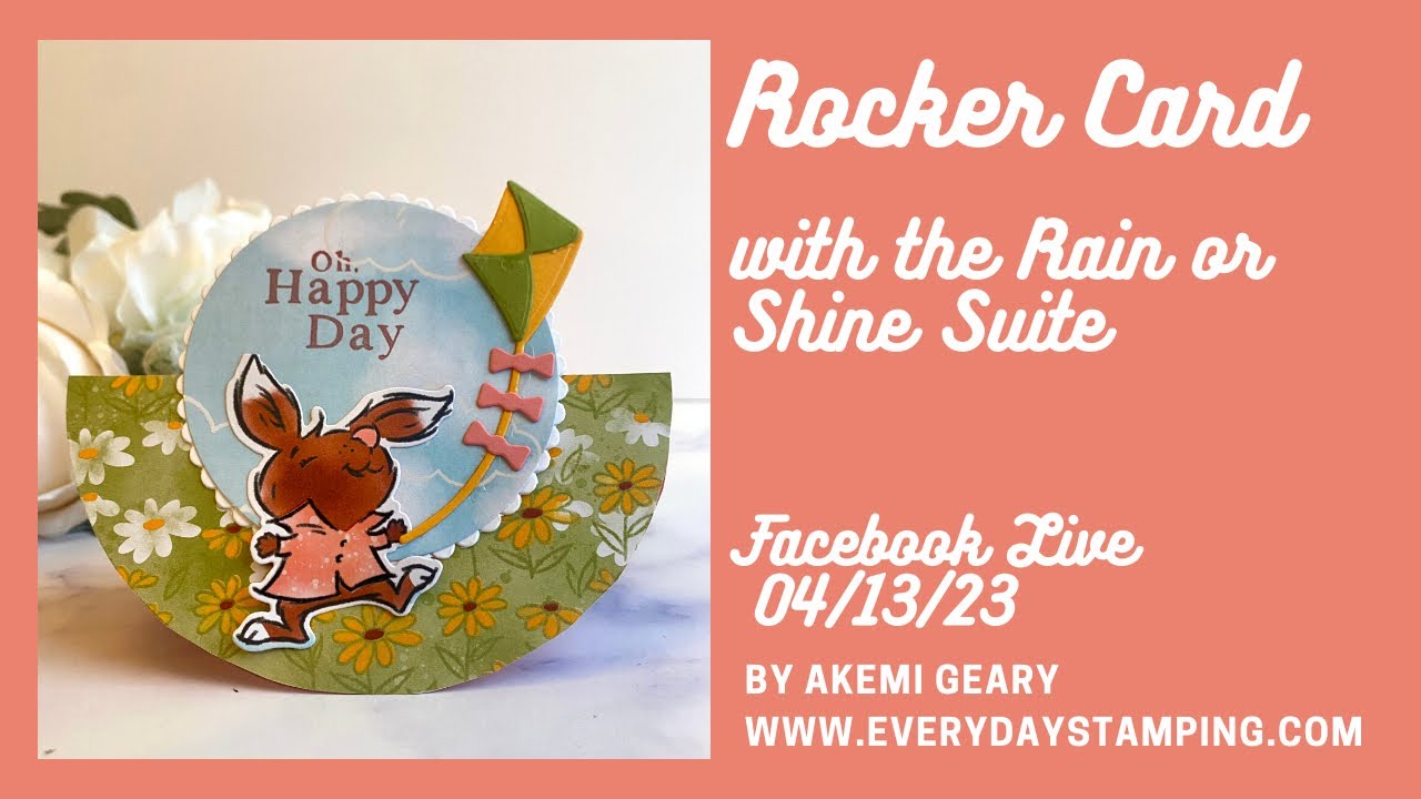 (English) Rocker Card with the Rain Or Shine Suite Stamping ‘ Up ...