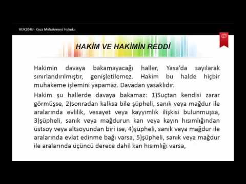 Ceza Muhakemesi Hukuku 2. Ünite Konu Özeti