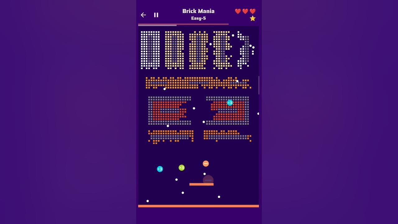 Brick Mania Game || Easy Level 5 #shorts - YouTube