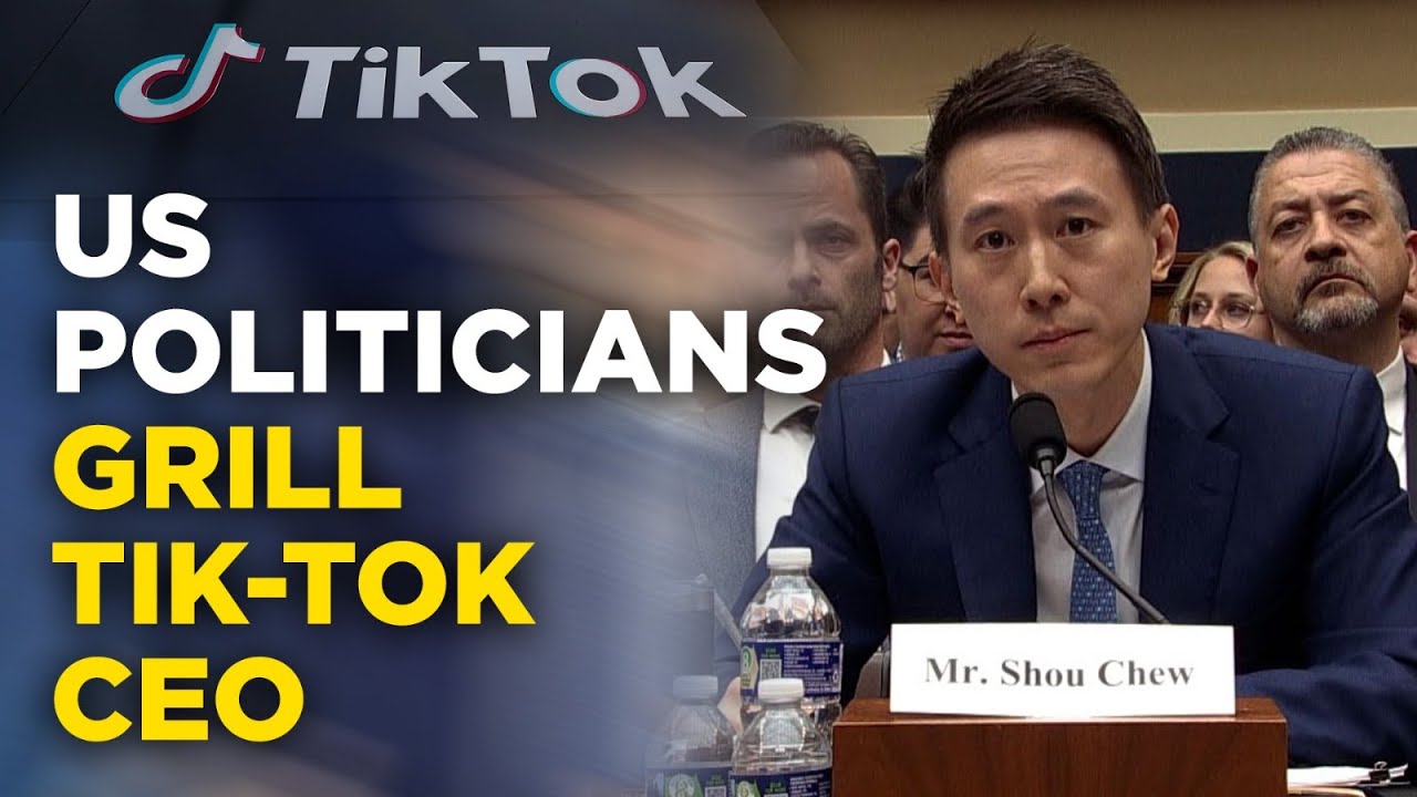 TikTok CEO Testimony Live | Shou Zi Chew Testifies Before Congress ...