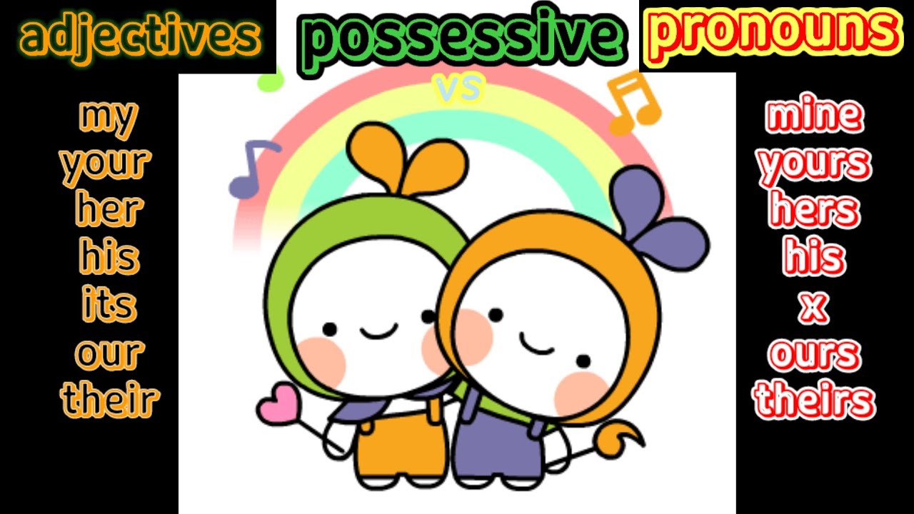 Grammar song for kids possessive adjectives and possessive pronouns ...