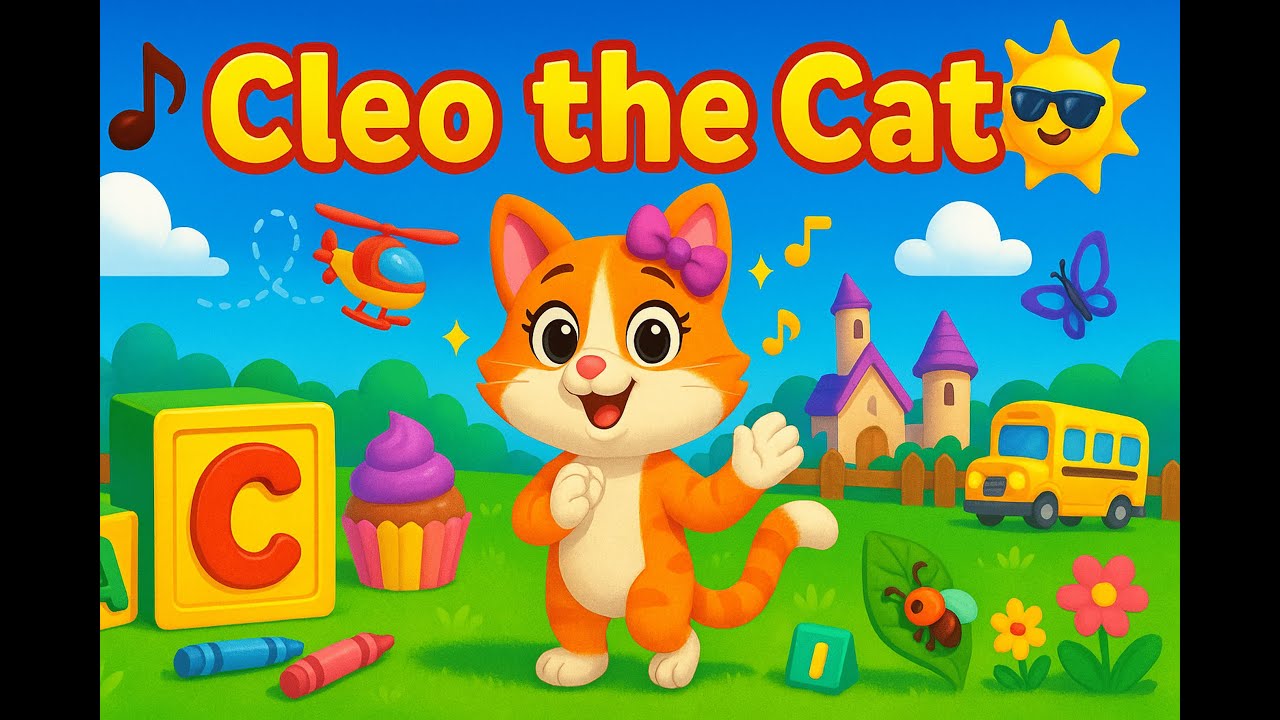 ABC Song with Cleo the Cat | Fun Alphabet Adventure for Kids & Toddlers ...