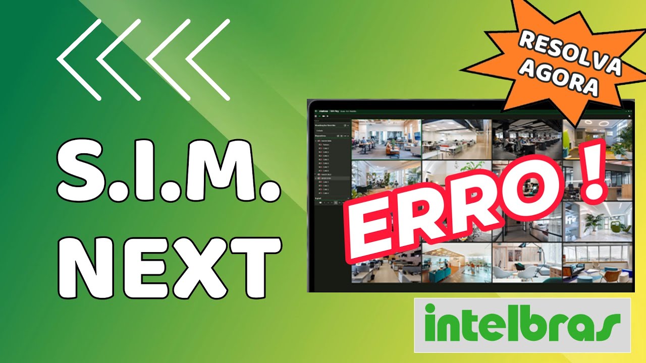 INTELBRAS SIM NEXT ERRO - Resolva agora! - YouTube