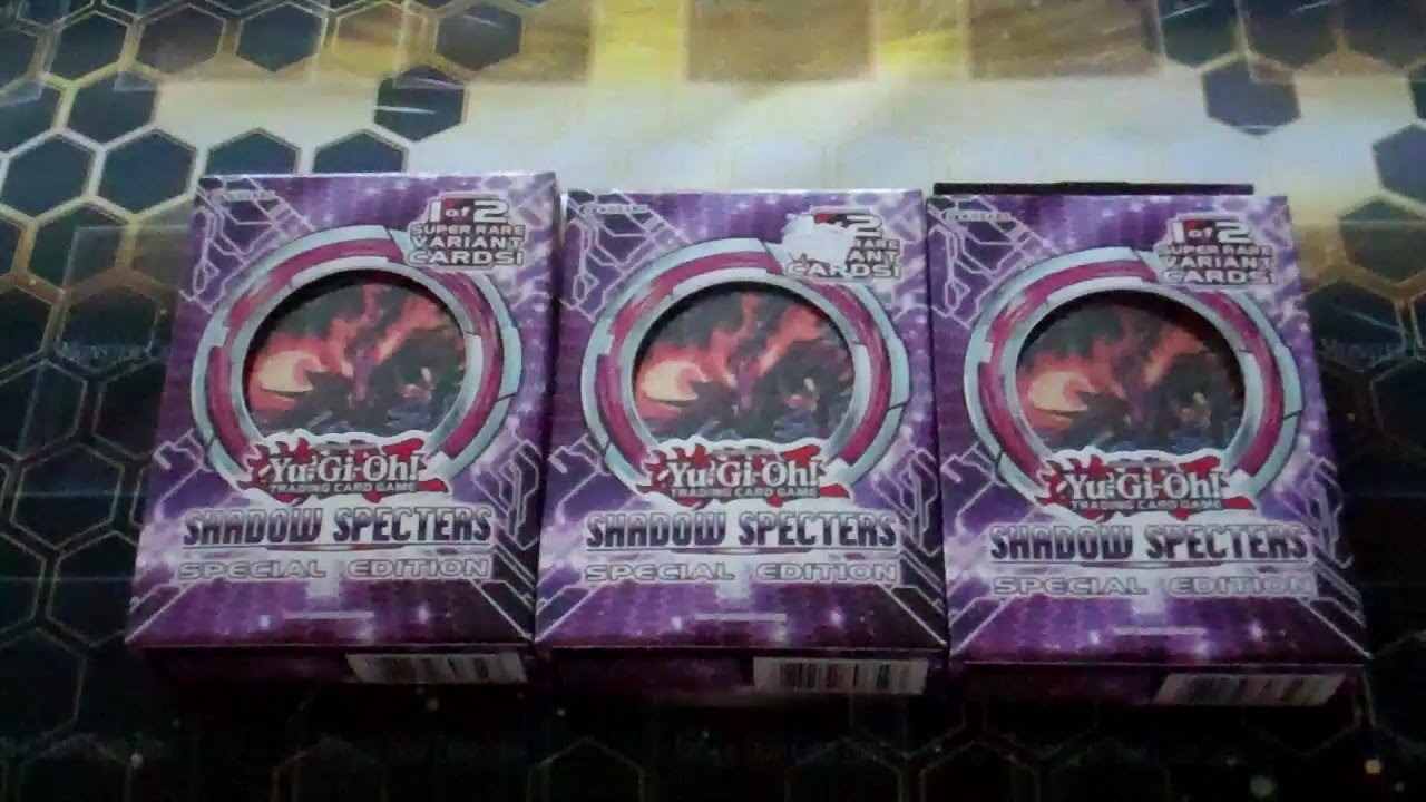 Opening 3 Yugioh Shadow Specters Special Edition Mini Boxes - YouTube