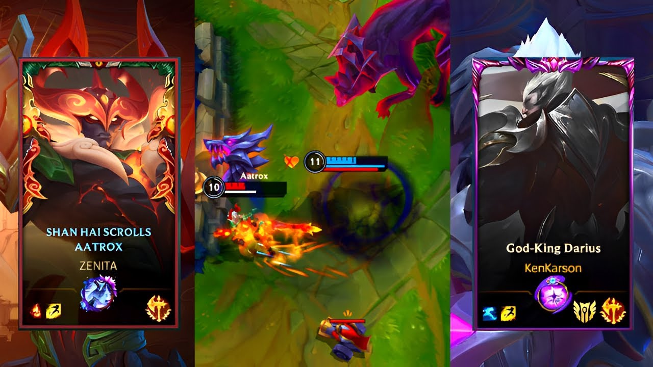 GODKING DARIUS VS SHAN HAI SCROLLS AATROX WILD RIFT - YouTube