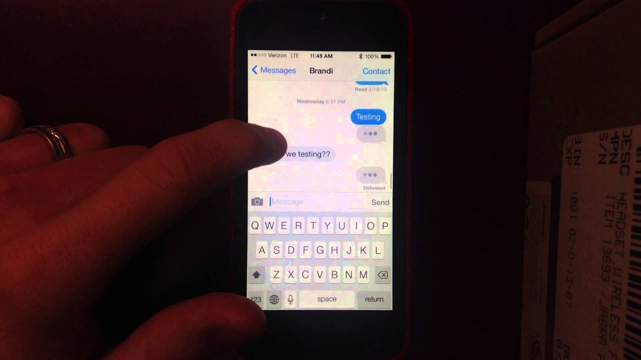 iMessage Prank - YouTube