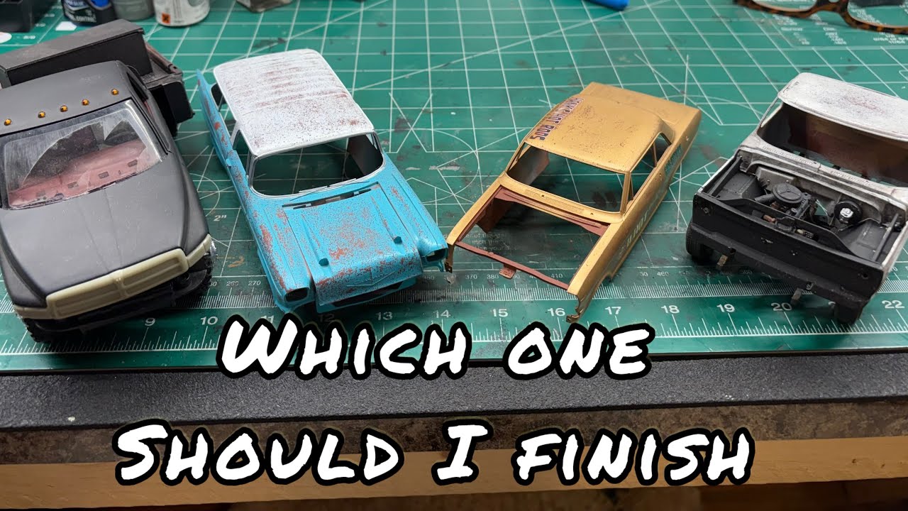 You (the viewers) choose which weathered scale model car should I ...