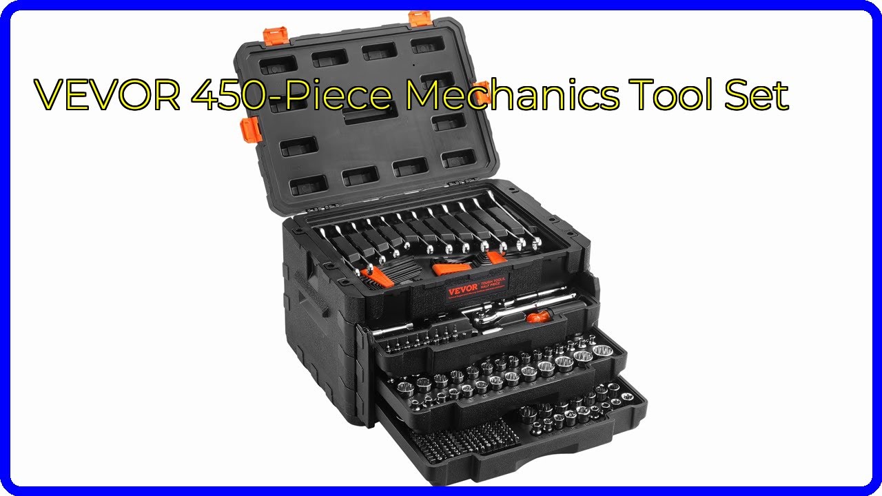 REVIEW (2025): VEVOR 450-Piece Mechanics Tool Set. ESSENTIAL details ...