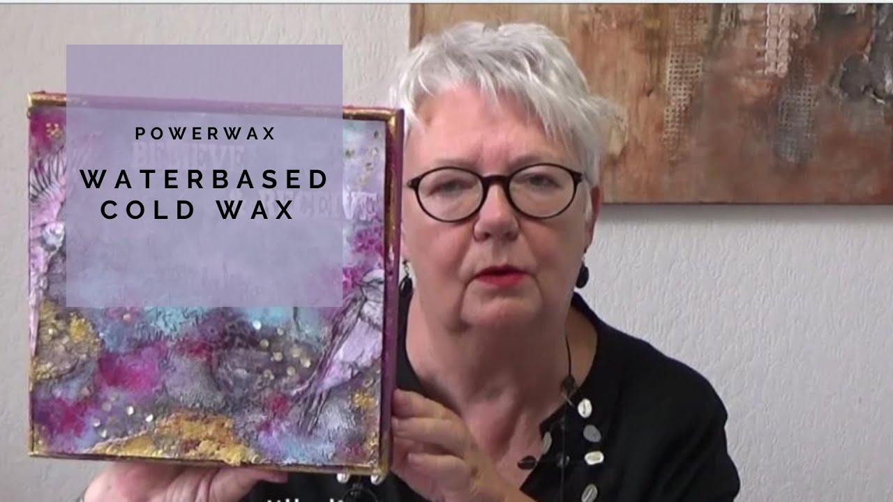 Cold Wax (Powerwax) a water-based cold wax - YouTube