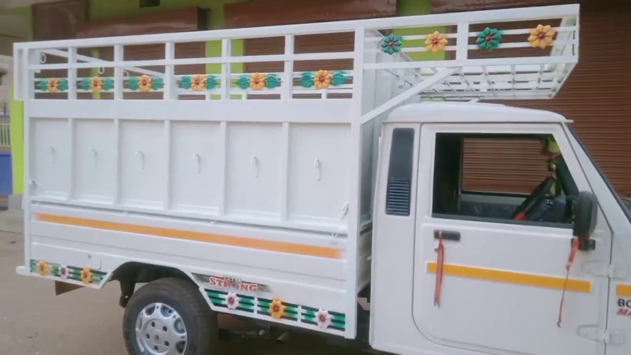 Bolero #MaxiTruck body works at Sahu Engineering Works, Junagarh ...