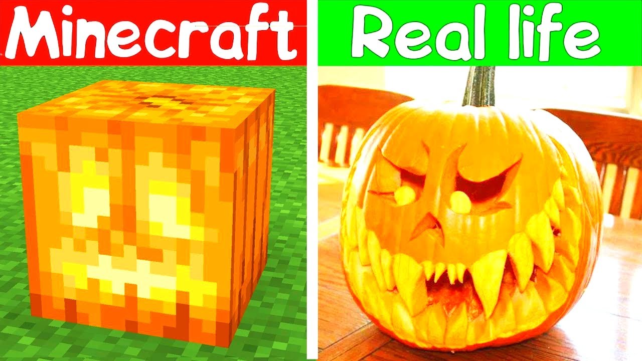 minecraft in real life - YouTube