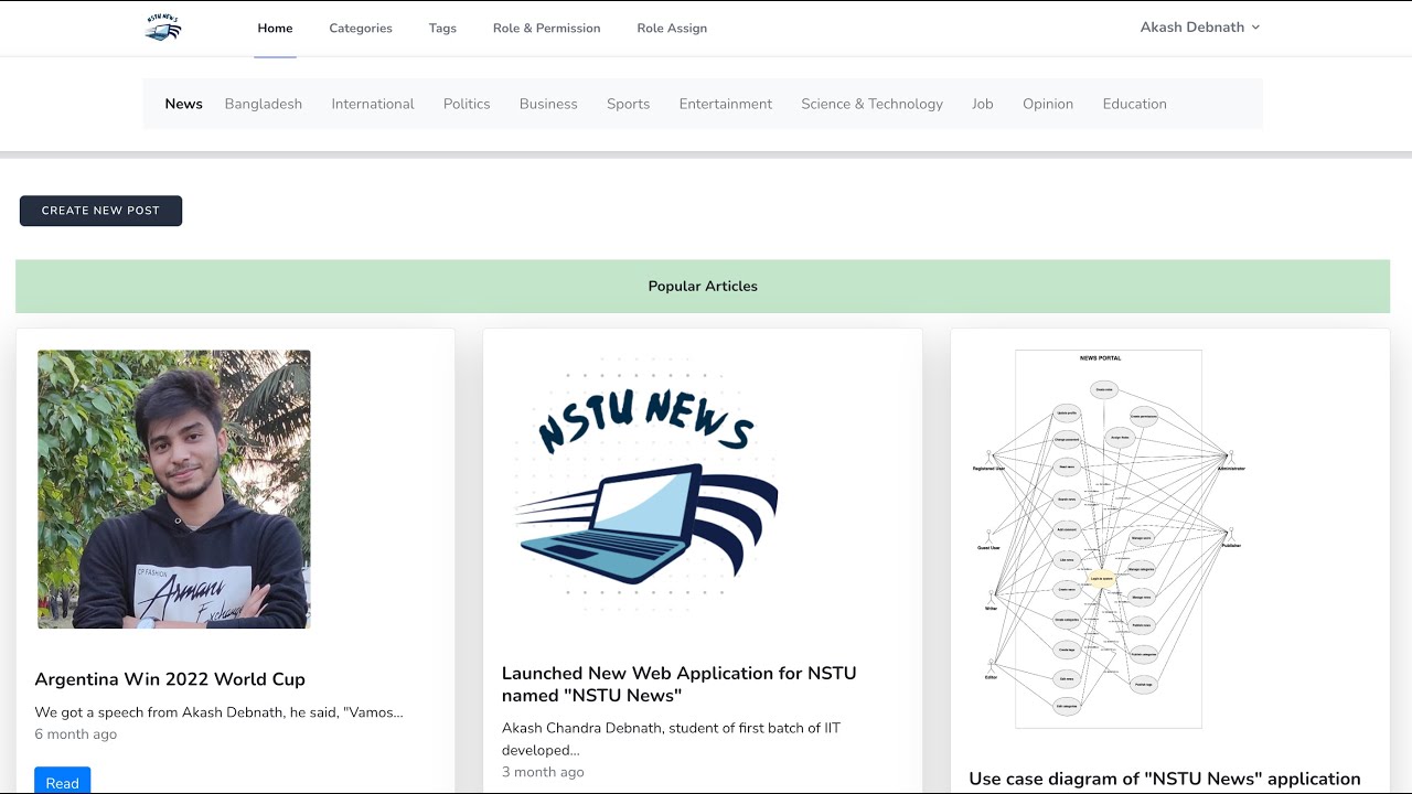 News Portal | Article Management | Federated Learning-based Recommender ...