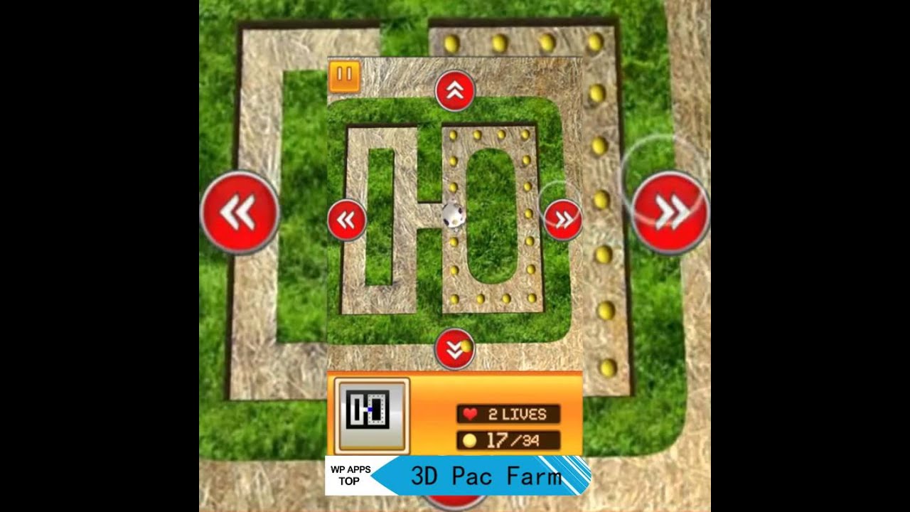 3D Pac-Farm - WindowsPhone Gameplay - YouTube