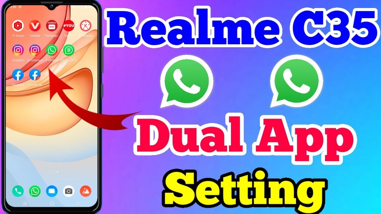 Realme C35 App Clone & Dual App Setting Kaise On Kare // How To Dual ...