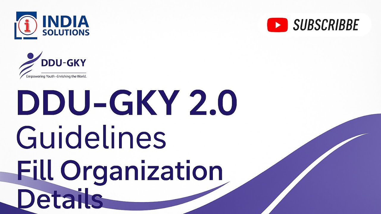 How to Fill DDUGKY 2.0 Category B Organizational Details | PRN ...