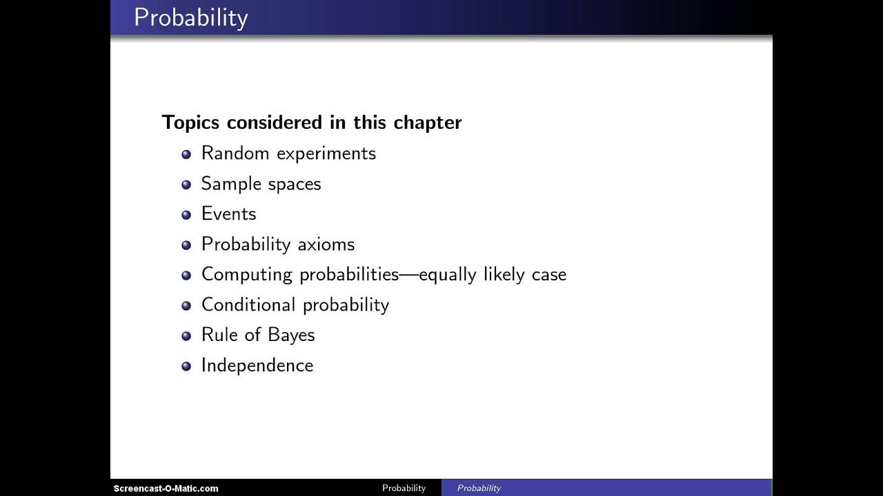 Probability introduction - YouTube