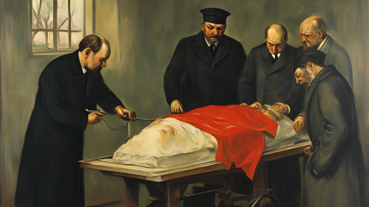 Mummification of Vladimir Lenin. - YouTube