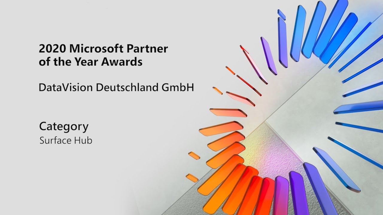 DataVision Microsoft Surface Hub Partner of the year 2020 - YouTube