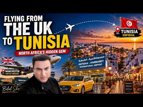 Flying from the UK to Tunisia 🇹🇳 | North Africa's Hidden Gem | Bilal Sher