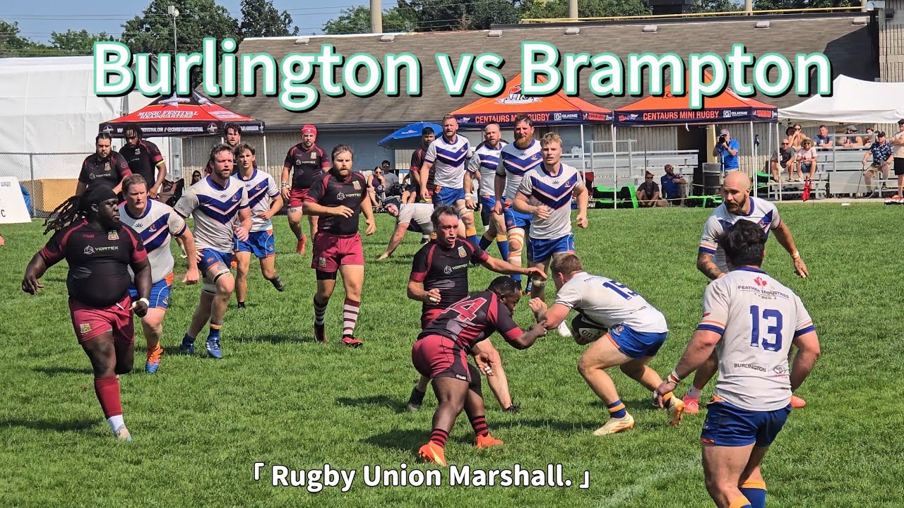 Marshall Rugby Union: Burlington vs Brampton - YouTube