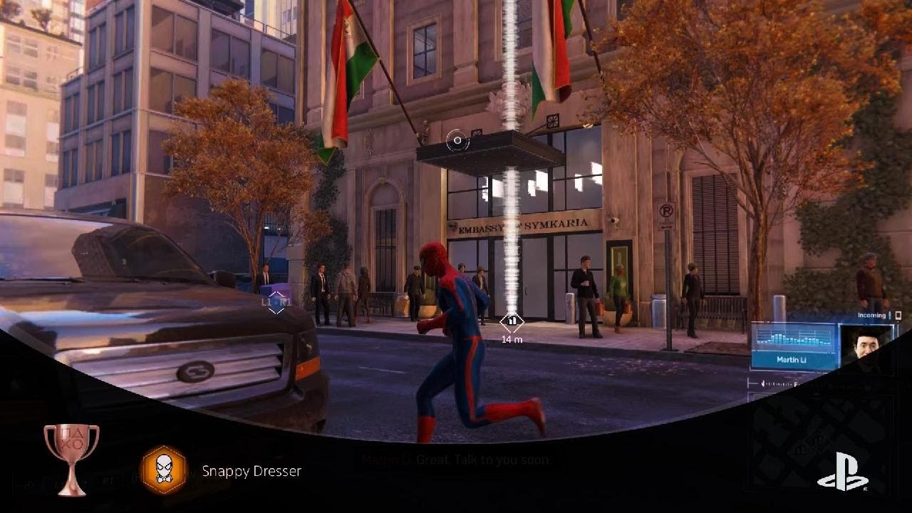 Marvel's Spider-Man Remastered Snappy Dresser Trophy - YouTube
