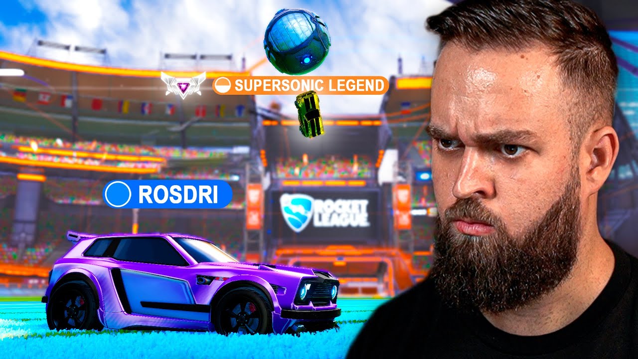 Me enfrento a SUPERSONIC LEGEND *Rango Máximo* en Rocket League - YouTube
