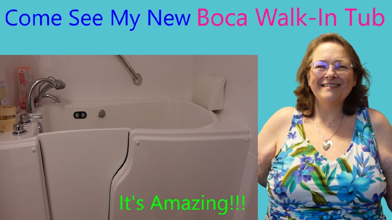 My NEW Boca Walk In Tub!!! ~ I Take a Bath & Give You My Review - YouTube