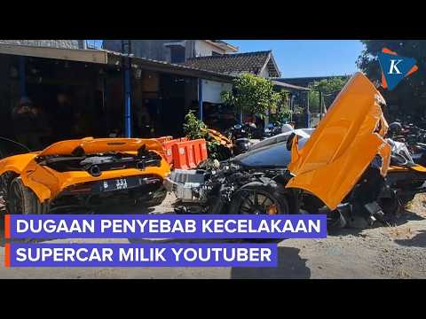 Kronologi Kecelakaan Supercar Youtuber Andra ST hingga Mobil Terbelah Dua