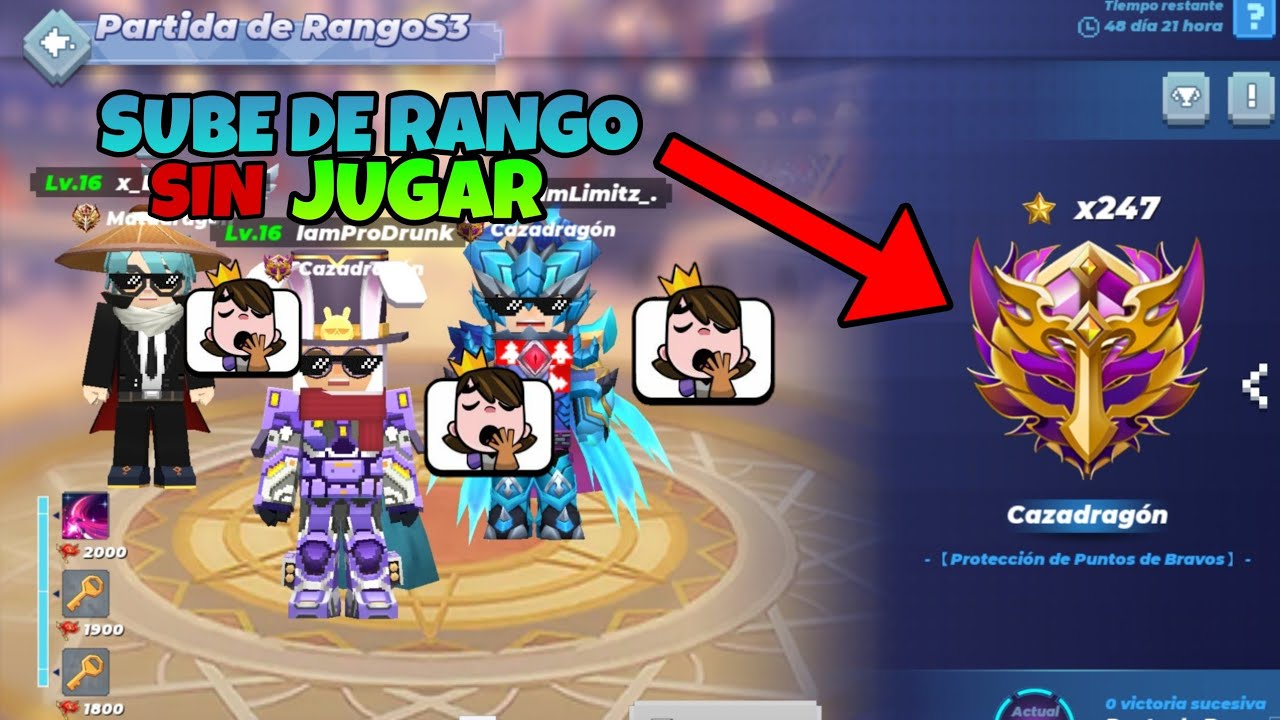 4 maneras para aumentar tu RANK MODE en bedwars blockman go - YouTube