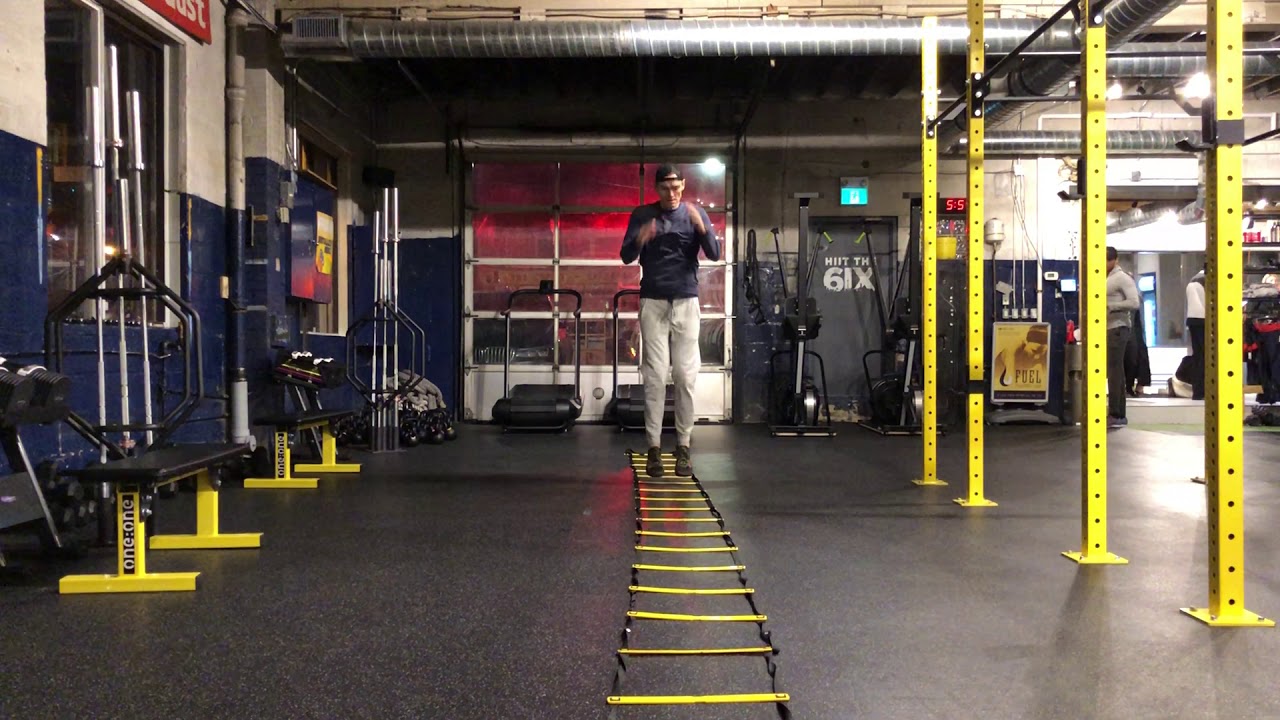 Ladder Hop forward 2 back 1 - YouTube