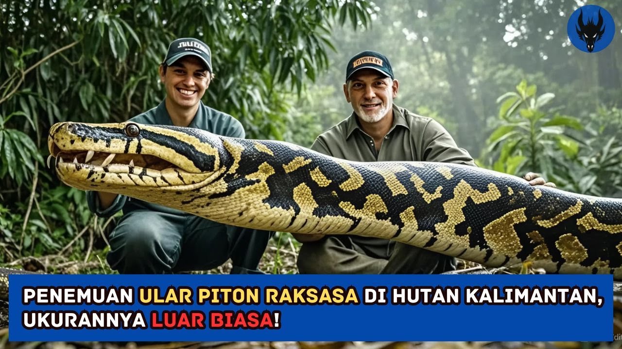 Penemuan Ular Piton Raksasa di Hutan Kalimantan, Ukurannya Luar Biasa ...