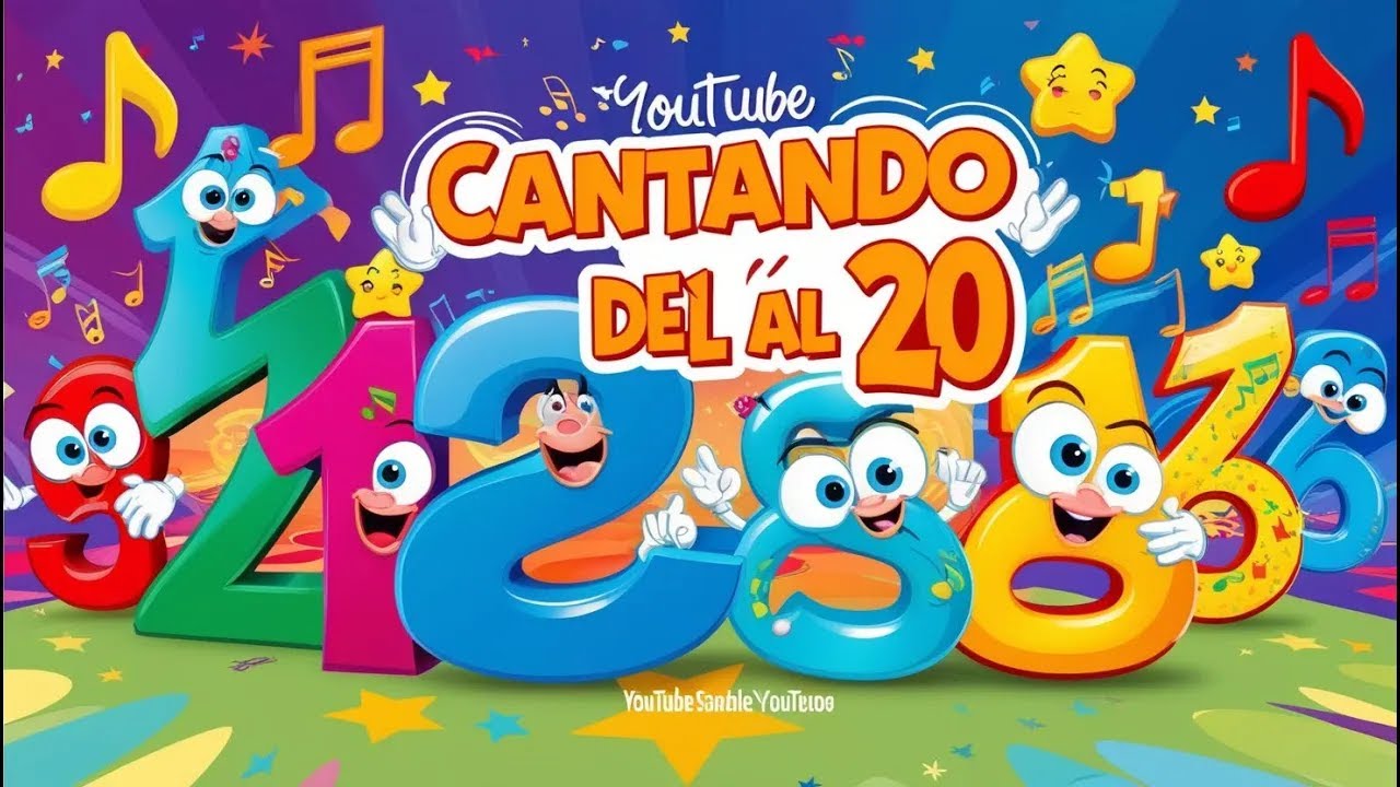 Aprende a Contar del 1 al 20: Canción Infantil Divertida para Niños 🎉 ...