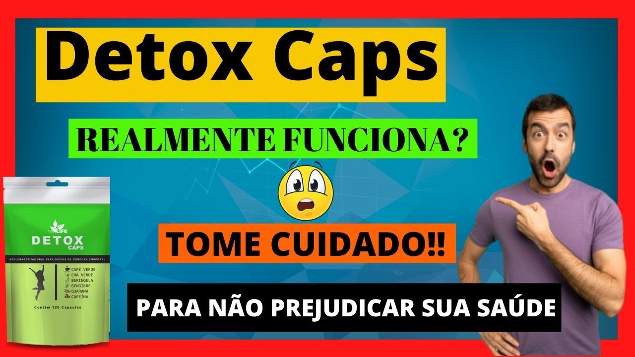 Detox caps funciona? detox caps onde comprar? detox caps como usar ...