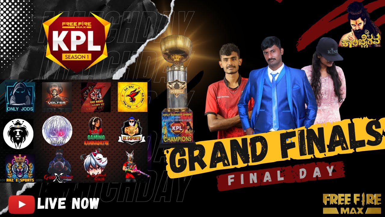 KPL SEASON 1 || GRAND FINALE DAY-3 || FF ESPORTS FULL MAP SQUAD AUCTION TOURNAMENT #kbtournament ...
