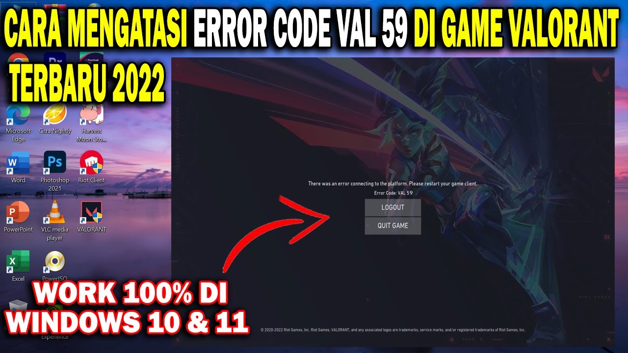 Cara Mengatasi Valorant Error Code Val 59 Terbaru 2022 Mengatasi Cara Mengatasi Valorant Error Code Val 59 Terbaru 2022 Mengatasi