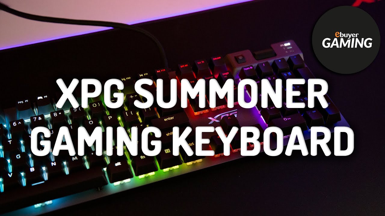 XPG SUMMONER Mechanical Gaming Keyboard - Product Overview! - YouTube
