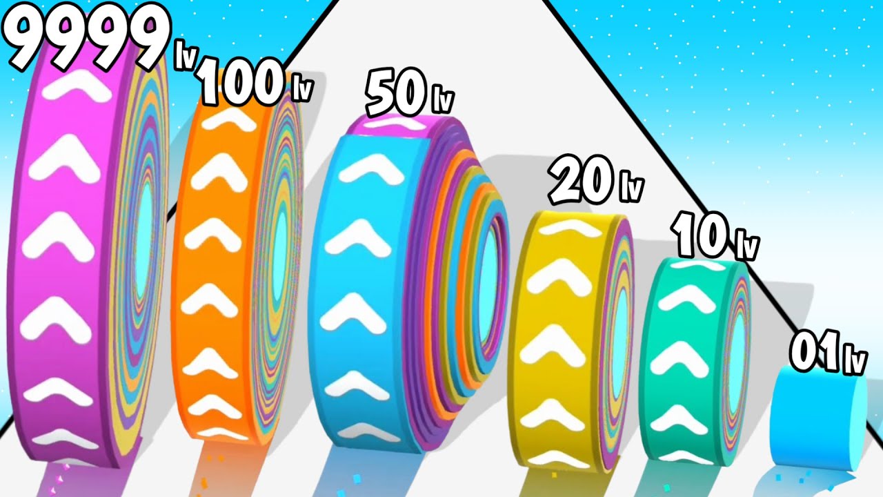 Peel Runner 3D - Level Up Peel Max Level ASMR Satisfying Gameplay ...