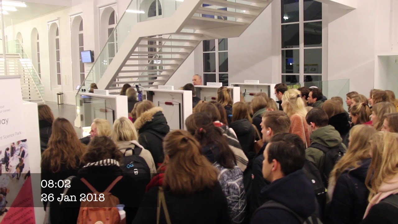Crowded Library of Utrecht University during Exam Periods - YouTube