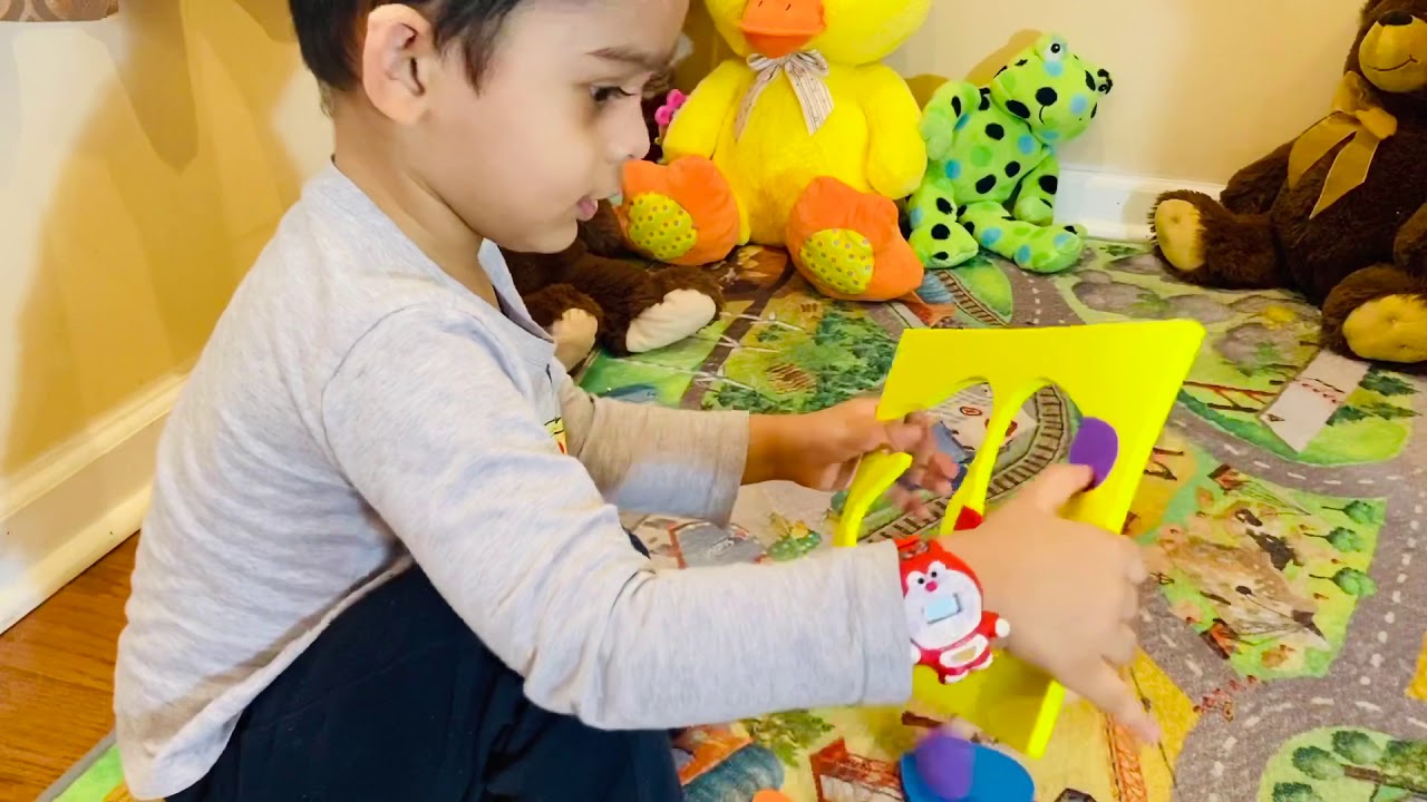 Play with color fingers puzzle - YouTube