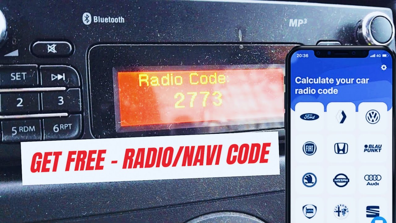 Ford transit connect 6000 CD key code , radio ford - YouTube