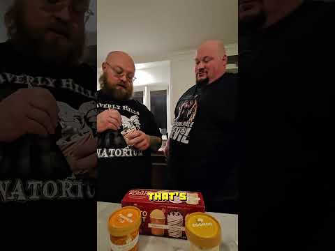 The Big Bald Buddies Review Gelato Flight from Aldis - YouTube